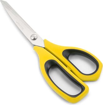 Arcos Küchenschere aus Edelstahl - Professionelle Küchenschere zum Schneiden aller Arten von Lebensmitteln - Griff aus Polypropylen, Klinge 240 mm - Gelb un