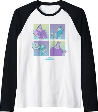 Disney The Emperors New Groove Character Grid Raglan