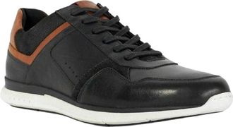 Dune London Torben Sneaker f&uuml;r Herren, Leder (Schwarz)
