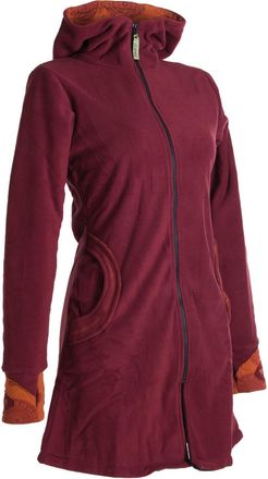 vishes Alternative Bekleidung - Warmer Elfen Kurzmantel mit Zipfelkapuze rot 46