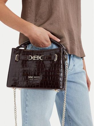 Nine West Handtasche EO-CITY GRACE-LDA9420 CROCO Braun