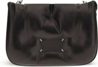 Maison Margiela Femme, Sacs, Noir, Taille: ONE Size Sac bandouli&egrave;re en cuir dagneau