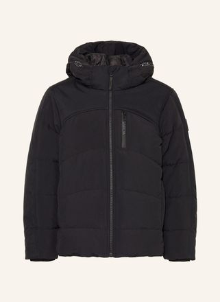 Garcia Garcia Steppjacke Im Materialmix schwarz