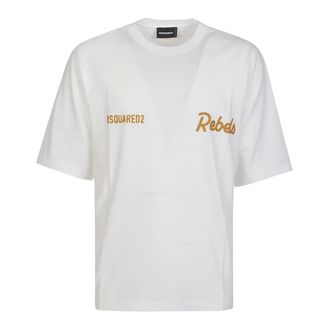 Dsquared2 Herren, Oberteile, Wei&szlig;, MGr&ouml;&szlig;e