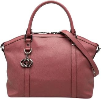 Gucci Pre-owned The Dome Handbag - Femme - Pre-owned - Rose - Taille: ONE Size