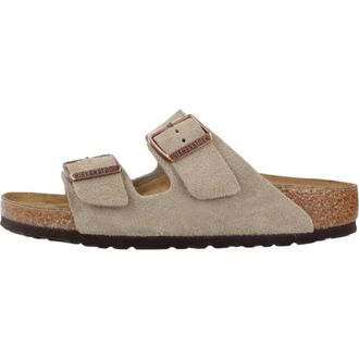 Birkenstock Femme, Chaussures, Beige, Taille: 40 EU Claquettes Arizona en daim