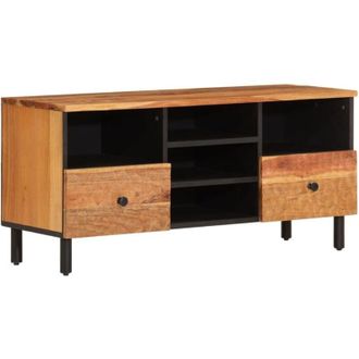 vidaXL TV-Schrank 100x33x46 cm Massivholz Akazie - Vidaxl