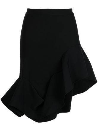 JNBY jupe mi-longue &agrave; design asym&eacute;trique - Noir