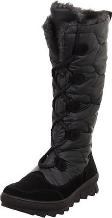 Legero Femme Novara Gore-tex doublée Chaude Botte de Neige, Noir 0000, 38.5 EU