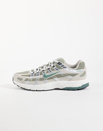 Nike P-6000 baskets marron clair et vert