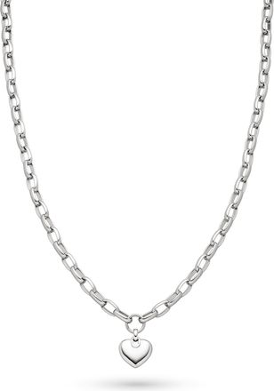 s.Oliver Necklace - Elegante Halskette aus poliertem Edelstahl - Silber - Gliederkette 55 cm - wasserfest & hautfreundlich