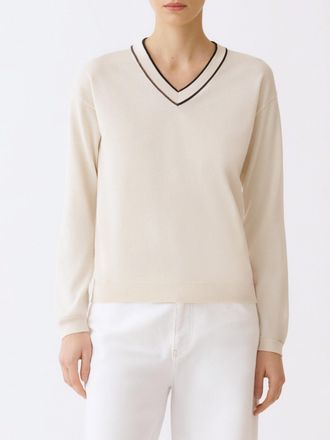 Fabiana Filippi Pullover FABIANA FILIPPI Damen Farbe Wei&szlig;