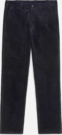 Arket Gerade Geschnittene Chinohose Aus Cord -Blau