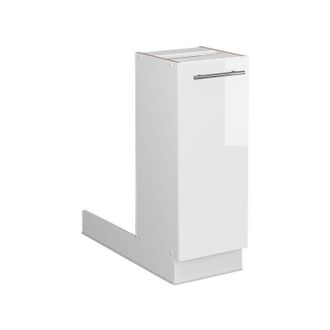 Vicco Lot de cuisine Fame-Line, Blanc Haute brillance, 30 cm sans plan de travail Vicco