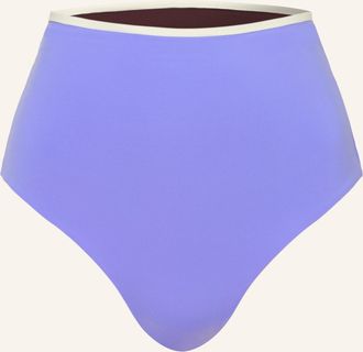 Mymarini Mymarini Highwaist-Bikini-Hose Shine Zum Wenden Mit Uv-Schutz 50+ braun