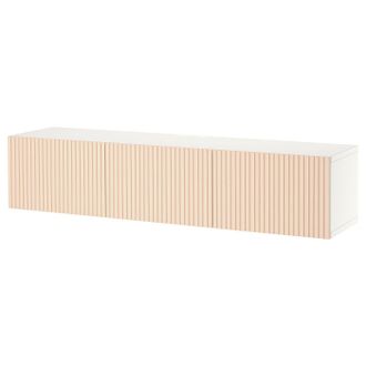 IKEA BEST&Aring; TV-Bank mit T&uuml;ren