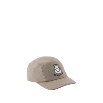 Maison Labiche Casquette en laine m&eacute;lang&eacute;e