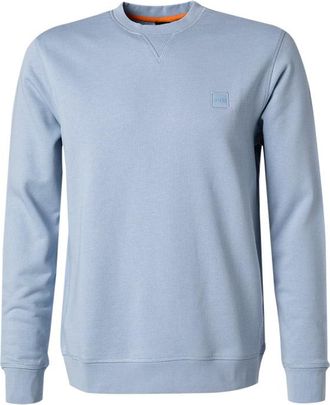 Boss Orange by Hugo Boss BOSS Orange Herren Sweatshirt blau unifarben