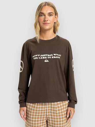 Quiksilver Standard T-Shirt manches longues marron