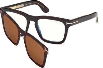 Tom Ford unisex, Accessoires, Brun, Taille: 53 MM Optical Frame
