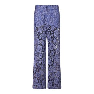 Federica Tosi Pantalone Avio - - Trousers - Damen - Blau - M