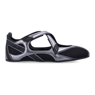 The Attico Femme, Chaussures, Noir, Taille: 40 EU Floor 01 Ballerina Flat