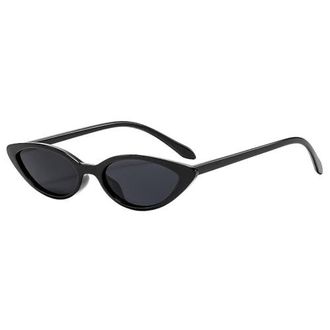 Generic Lunettes De Soleil Tendance &Agrave; Petite Monture For Hommes Et Femmes, Id&eacute;ales For Les D&eacute;placements En Ext&eacute;rieur Ou Vacances(Black)