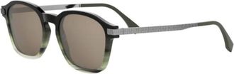 Fendi Essential Square Sonnenbrille - - Accessories - unisex - Grau - 52 MM