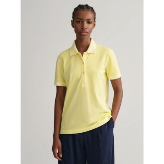 GANT Chemise Polo Shirt - - Tops - Damen - Gelb - M