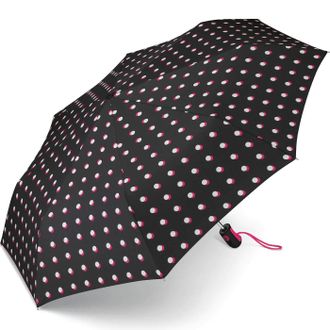 Esprit Taschenschirm Easymatic Light Double Dot - schwarz