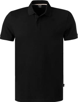 HUGO BOSS Herren Polo-Shirt schwarz