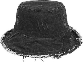 Generic Chapeau de p&ecirc;cheur noir pour femme 50, Noir, taille unique