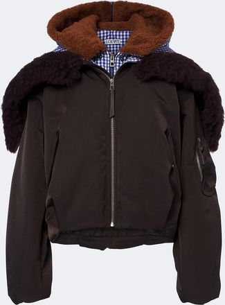 Loewe Jacke mit Teddyfleece