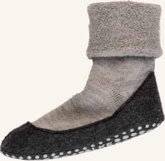 Falke Stoppersocken Cosyshoe Aus Merinowolle grau