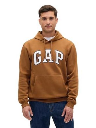 GAP Sweat &agrave; capuche Heritage Logo pour homme, Gingembre, Medium