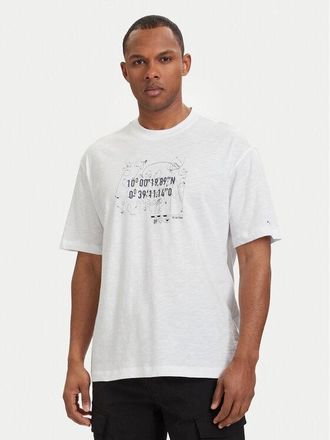 G-Star Raw T-Shirt Coord D29344-C372 Wei&szlig; Relaxed Fit