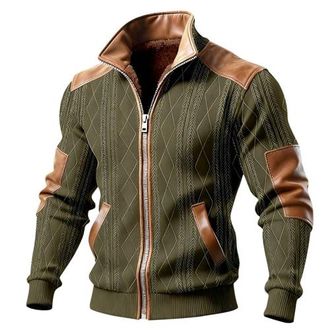 Generic Parka Homme Blouson Moto Homme Veste De Randonn&eacute;e Sweat &Agrave; Fermeture &Eacute;clair Vetement avec Poches Blousons Ample De Sport Parka &Eacute;paisse sans Capuche