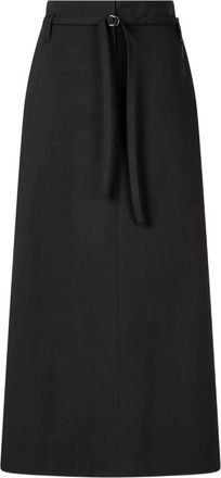 STUDIO TOMBOY jupe longue en tissu anti-déchirure - Noir