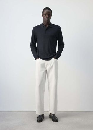 Mango Polo 100 % coton regular-fit bleu marine - Homme - XXL - MANGO MAN