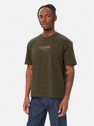 Guess T-Shirt M6BI55 K6192 Dunkelgr&uuml;n Oversize