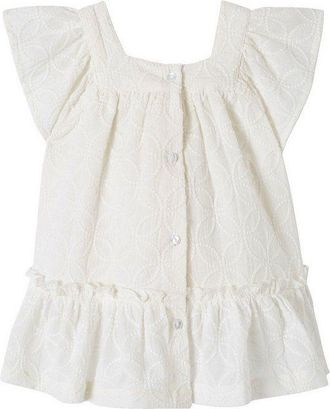 Vertbaudet Minikleid Festliches Baby Kleid mit Stickereien