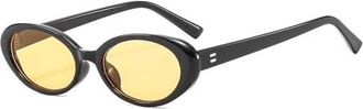 Generic Lunettes De Soleil Décoratives For Hommes Et Femmes, Monture À Petite, Idéales For Les Vacances, La Conduite Ou Lextérieur(Yellow)