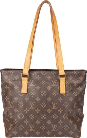 Louis Vuitton Crossbody Bags - Louis Vuitton Canvas Monogram Cabas Piano Shoulder - Gr. unisize - in Braun - f&uuml;r Damen