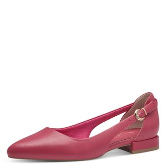 Marco Tozzi Damen Ballerinas Spitz Vegan, Rosa (Pink), 38 EU