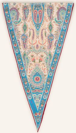 Etro Etro Dreieckstuch Aus Seide blau