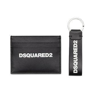 Dsquared2 Schwarze Ledermodetasche - - Accessories - Herren - Schwarzk - ONE SIZE