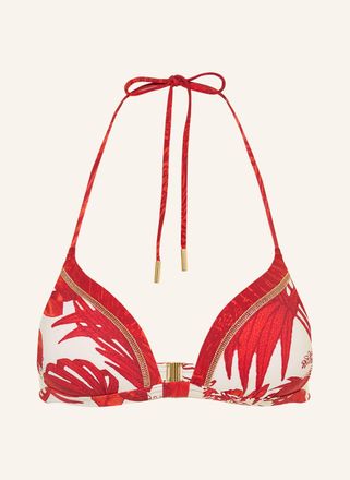 Maryan Mehlhorn Maryan Mehlhorn Push-Up-Bikini-Top Palmaria Mit Glitzergarn rot