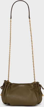 Gerard Darel Sac en cuir grain&eacute; - LE MINI 24 - Kaki