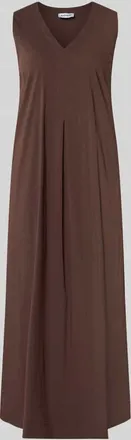 More & More Midikleid mit V-Ausschnitt und Eingrifftaschen