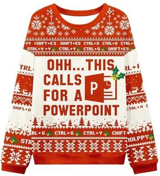 Generic Pull de No&euml;l Femme Homme Th&egrave;me Excel - Pull Dr&ocirc;le de Bureau avec Spreadsheet/Excel Erreur Indications Freak in The Sheets Tenue de No&euml;l Festive Sweat-